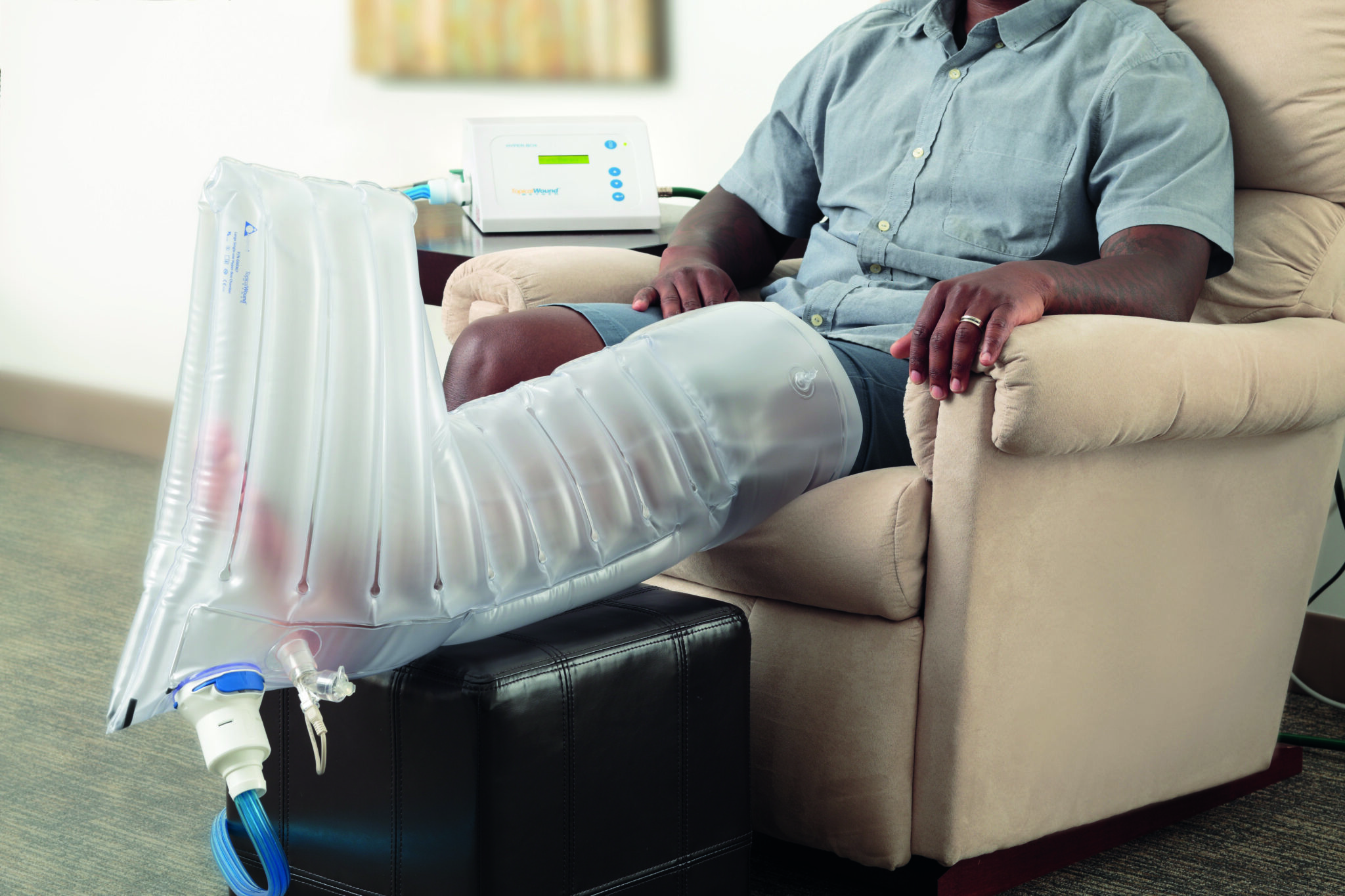 TWO2 combines supplemental oxygen with non-contact cyclical compression ...